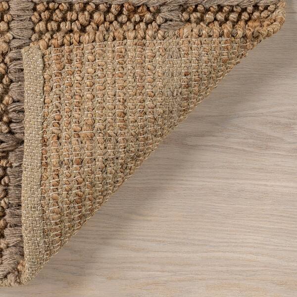 Arvin Olano x Rugs USA Penni Checked Jute and Wool Area Rug - Bed Bath ...