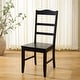 SAFAVIEH Svetlana Solid Wood Ladder Back Side Chair - 18"W x 21"D x 40 ...