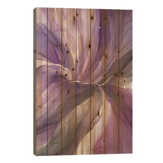 Purple Fantasy Print On Wood by Monet & Manet Art Studio - Multi-Color ...