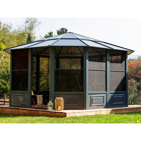 Florence - Solarium 12x12 Polycarbonate Roof - On Sale - Bed Bath ...