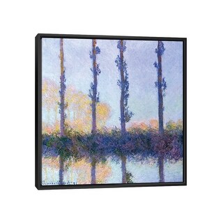 iCanvas "The Four Trees, 1891" by Claude Monet Framed Canvas Print ...