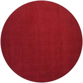 Surya M333-99RD Mystique 10' Round Wool Hand Loomed Solid Area Rug ...