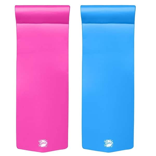 Texas Recreation Splash 70 Inch Foam Raft Lounger Pool Lake Floats (2 ...