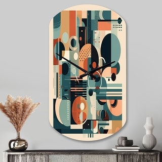 Blue And Orange Minimalistic Artwork II - Abstract Minimalism Large ...