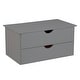 100% Solid Wood Stackable 2-Drawer Internal Chest for Urban Wardrobe by Palace Imports - Bed ...