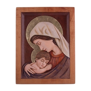 Novica Handmade Loved Mother Cedar Relief Panel - Bed Bath & Beyond ...