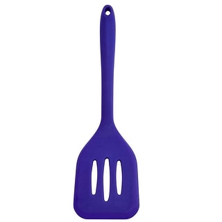 Farberware Colourworks Flexible Slotted Turner, 12 Inch, Navy - Bed ...