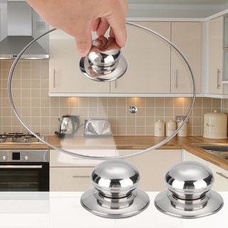 Stainless Steel Pan Lid Knob Kitchen Bakeware Cover Utensils ...