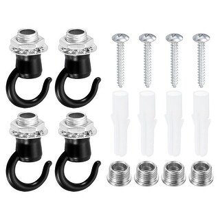 39mmx23mm Ceiling Hook, 4 Pack Screw Hooks Light Fixtures Accessory ...