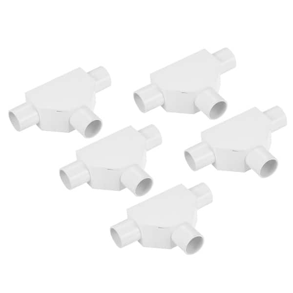 PVC Conduit Coupler T-Shaped Fittings 6mm Hole 20mm 3 Way with Cover ...