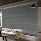 InStyleDesign Satin Gray 6-Panel Single Rail Panel Track Extendable 70 ...