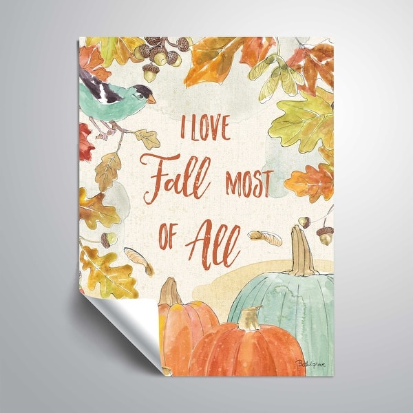 Falling for Fall V Removable Wall Art Mural - Bed Bath & Beyond - 31602643