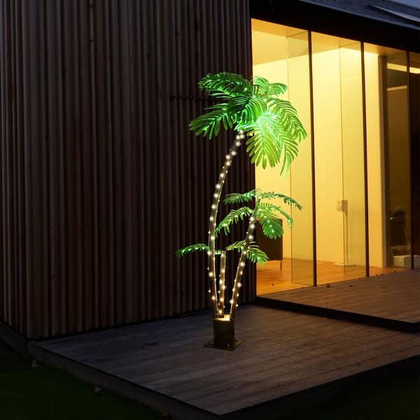 6 FT Tropical LED Rope Light Palm Tree Decor - On Sale - Bed Bath ...
