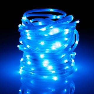 33ft 100LEDs Fairy String Lights with Remote Control,Blue - Bed Bath ...