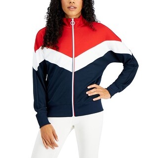 ID Ideology Women's Colorblocked Jacket Blue Size Large - Bed Bath ...