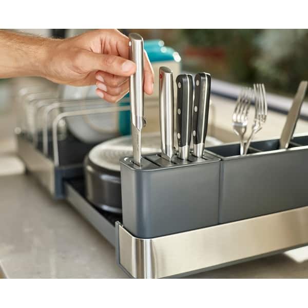 Joseph Joseph Max Steel High-capacity Expanding Dish Rack - Bed Bath ...