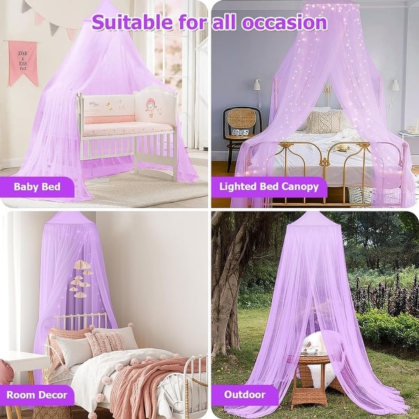 lilac bed canopy