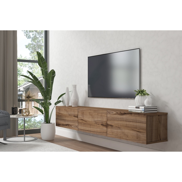 Wood effect tv stand store