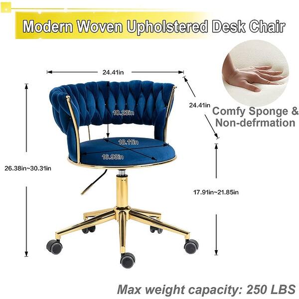 Modern Upholstered Office Chair Desk Chair - Bed Bath & Beyond - 36955092