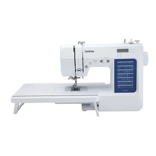 Brother CS7000X 70 Stitch Computerized White and Blue Sewing Machine ...