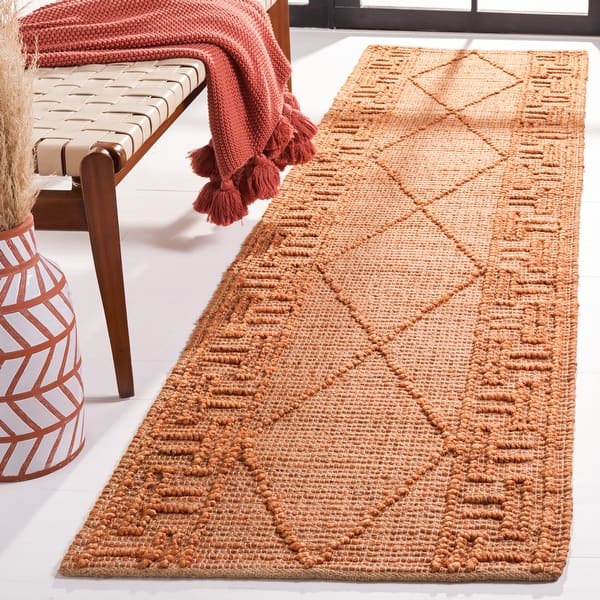 SAFAVIEH Flatweave Natural Fiber Temira Geometric Jute Rug - On Sale - Bed Bath & Beyond - 34831525