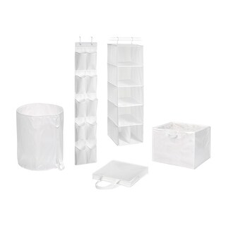 Whitmor Closet Storage 5 Pc Set - Bed Bath & Beyond - 38978427