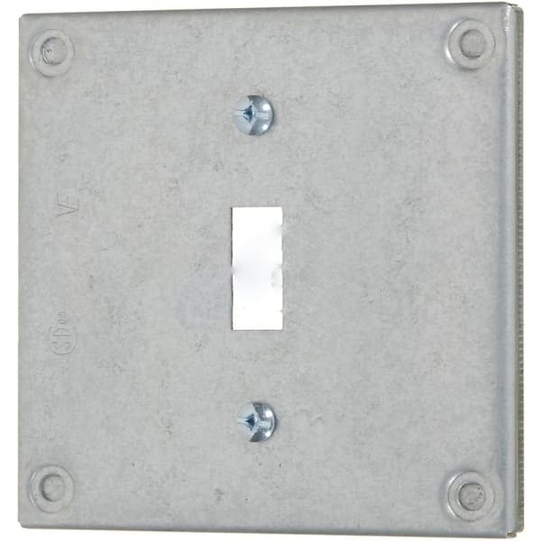 Square Galvanized Steel Electrical Switch Plate Galvanized Steel ...