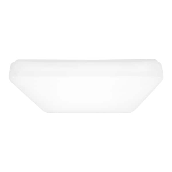 Generation Lighting Vitus 15" Wide LED Flush Mount Square Ceiling - Bed ...