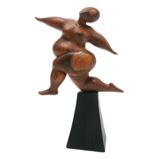 Novica Handmade Dance Of Happiness Wood Sculpture - Bed Bath & Beyond ...