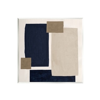 Stupell Tan Overlapping Squares Wall Plaque Art Tava Studios - Bed Bath ...