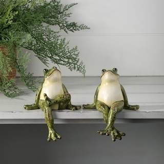 6" Resin Frog Sitter Set of 2 - Bed Bath & Beyond - 43819420
