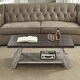 Trapezoidal Coffee Table Accent Center Table End Tables, Multicolor ...