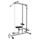 Workout pull down weight machine with multiple adjustable cable ...