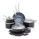 GreenPan Valencia Pro Hard Anodized 11 Piece Cookware Pots and Pans Set ...