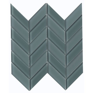 Emser Tile Edge - 12" x 12" Parallelogram Chevron Mosaic Wall Tile ...