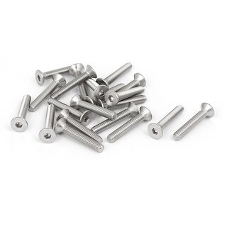 DIN7991 M3x18mm 316 Stainless Steel Flat Head Hex Socket Cap Screw Bolt ...