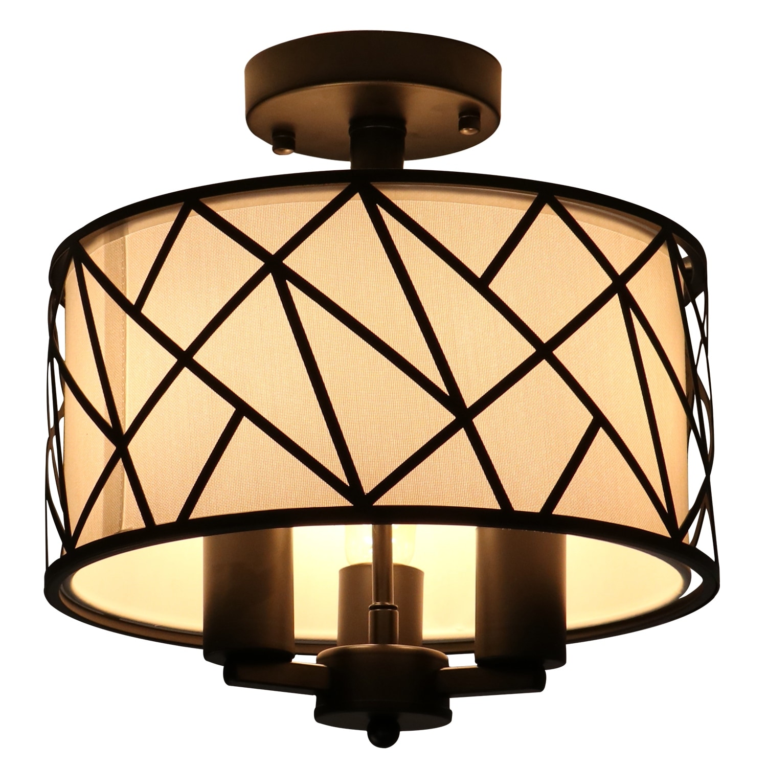 Mid-Century Modern Semi-Flush Mount Ceiling Lights - Bed Bath & Beyond