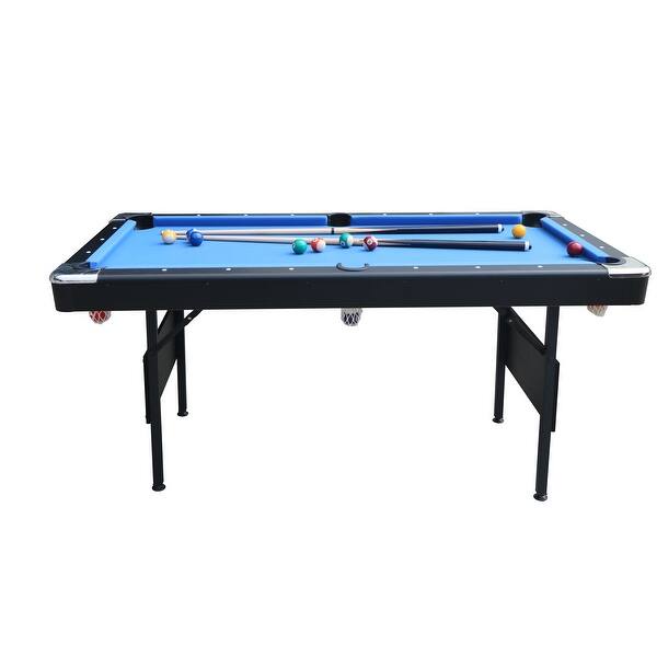 Velvet Pool Table Portable Billiards Table Children's Game Table with ...