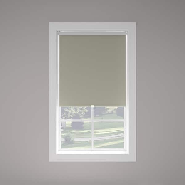 Beige Blackout Roller Shade Cordless (Custom Sizes) - Bed Bath & Beyond ...