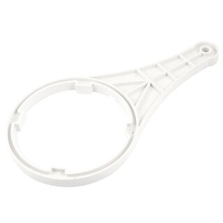 Racket Shaped 4.2" Hole Dia Plastic Filter Housing Wrench White - Bed ...