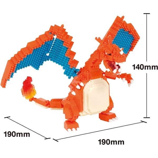 Nanoblock Pokemon Deluxe Charizard Building Kit - Bed Bath & Beyond ...
