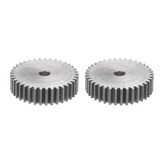 2pcs Spur Gear 6mm Inner Hole Gear 37T Mod 1 Carbon Steel Motor Gear ...