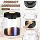 Vacuum Glass Coffee Canister with Airtight Lid Sealed Coffee Jar ...