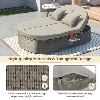 Outdoor Sun Bed Patio Daybed - Bed Bath & Beyond - 42854681