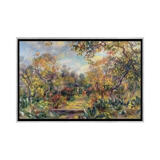 iCanvas "Landscape at Beaulieu, c.1893" by Pierre-Auguste Renoir Framed ...