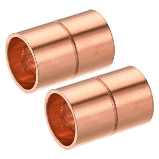 Copper Pipe, Coupling, Straight, Connecting Adapter with Rolled Tube ...