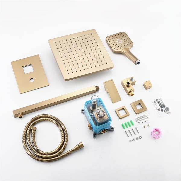 Shower System 10 Inch Bathroom Rain Mixed Shower Combination Set - Bed ...