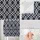 Sun Zero Detour Modern Trellis Total Blackout Cordless Roman Shade ...