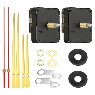 Clock Mechanism Replacement, 2Set Quartz Clock Mechanism DIY Aluminium ...