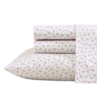 light pink patterned sheets